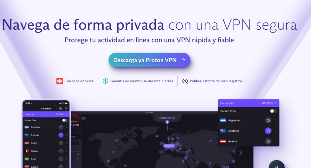 ProtonVPN - La VPN rápida, segura y privada - Opiniones 2024